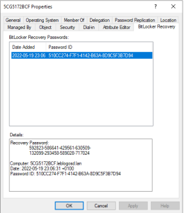 Configuring BitLocker – LeBlogOSD