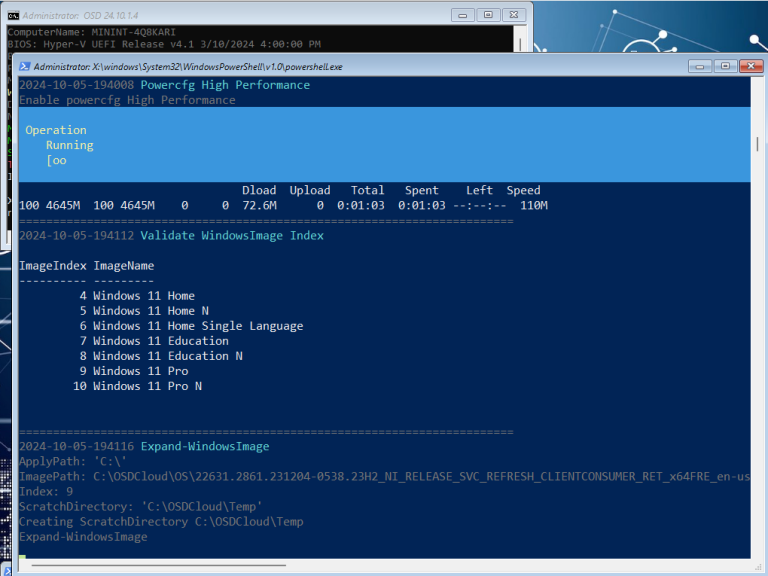 Guide to Windows 11 Installation Using OSDCloud – LeBlogOSD
