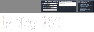 Text Art Generator – LeBlogOSD
