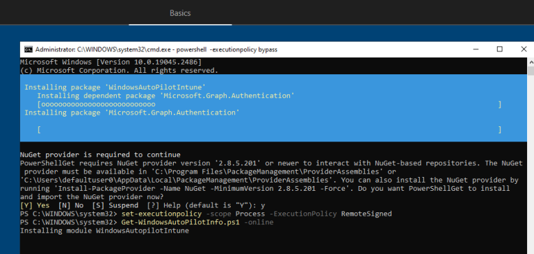 Importing Autopilot Devices (PowerShell) – LeBlogOSD