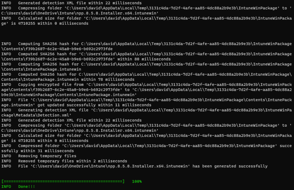 Deploy an exe Application with Intune – LeBlogOSD