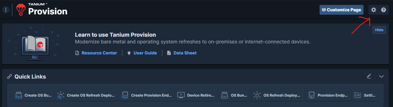 Provisioning on Tanium – LeBlogOSD