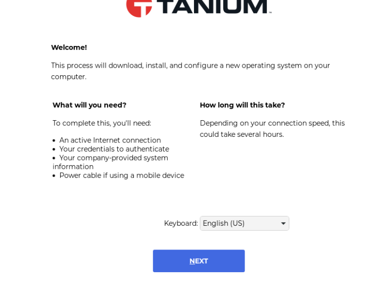 Provisioning on Tanium – LeBlogOSD