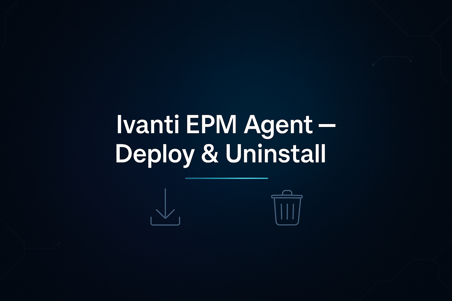 Agent – install & uninstall – LeBlogOSD