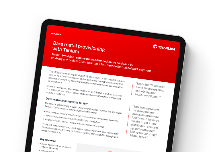 Interact On Tanium – LeBlogOSD