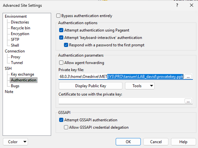 SSH Keys with WinScp and Putty