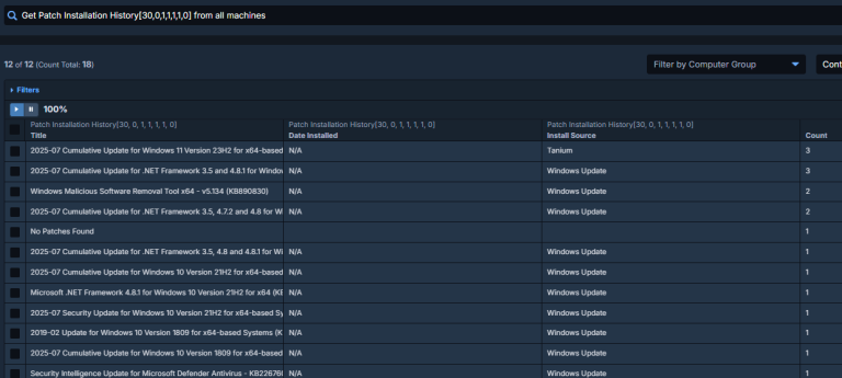 Patch On Tanium – LeBlogOSD
