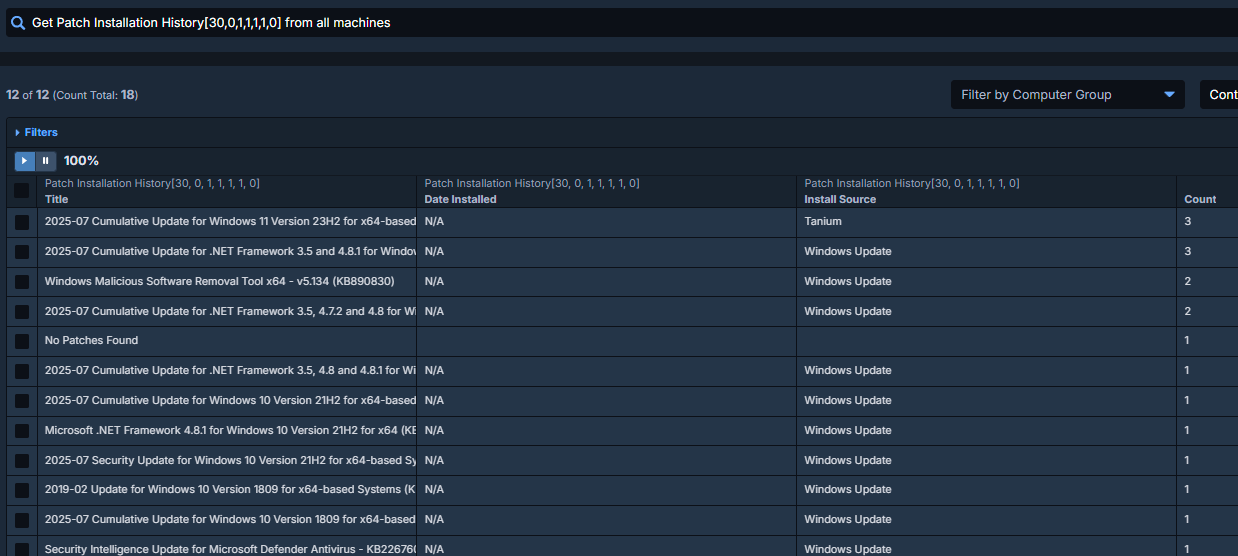 Patch On Tanium – LeBlogOSD