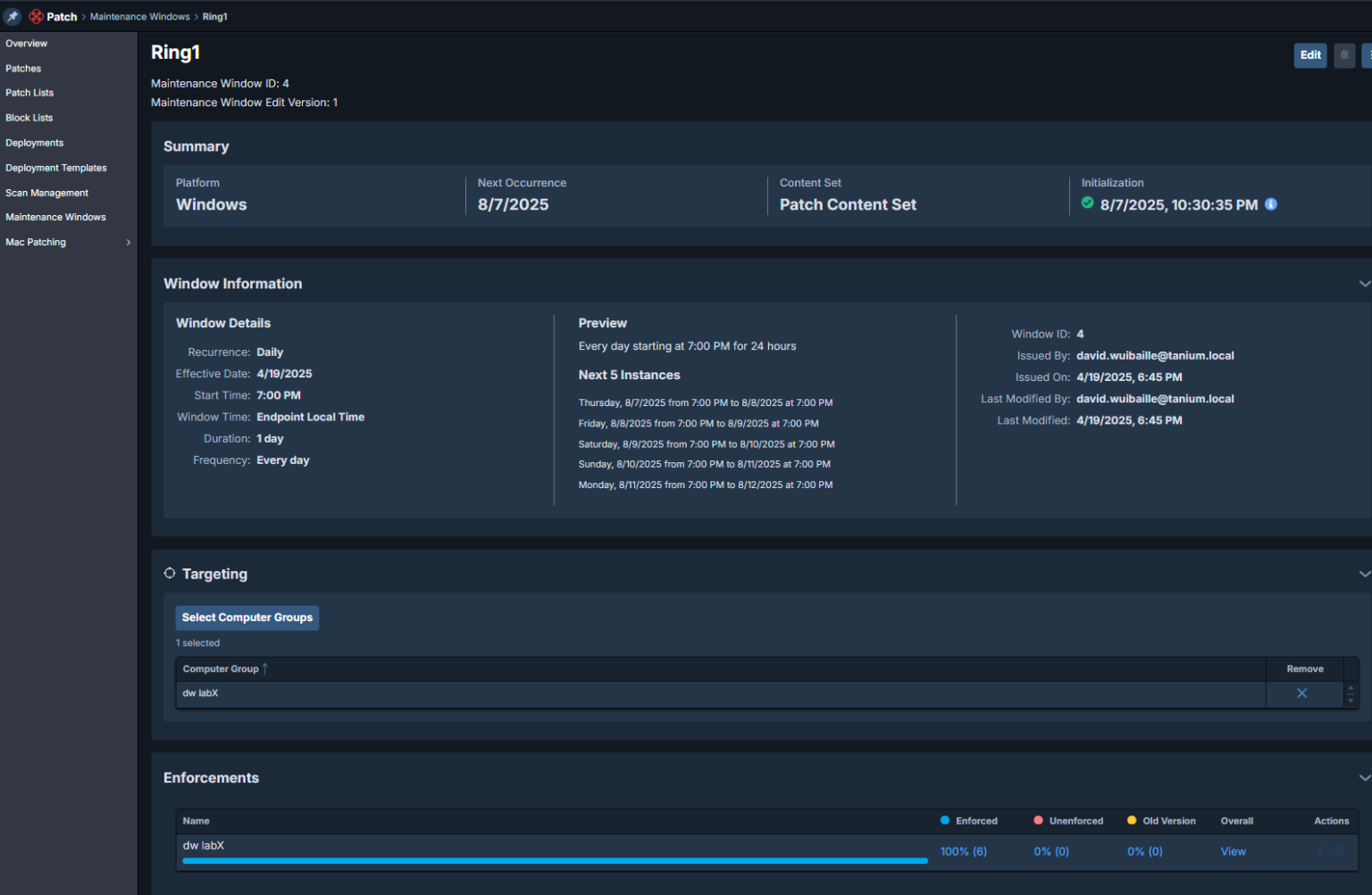 Patch On Tanium – LeBlogOSD